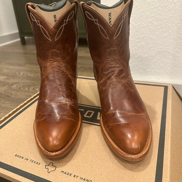 Tecovas | Shoes | Tecovas The Paige Brown Leather Cowboy Boots New In ...
